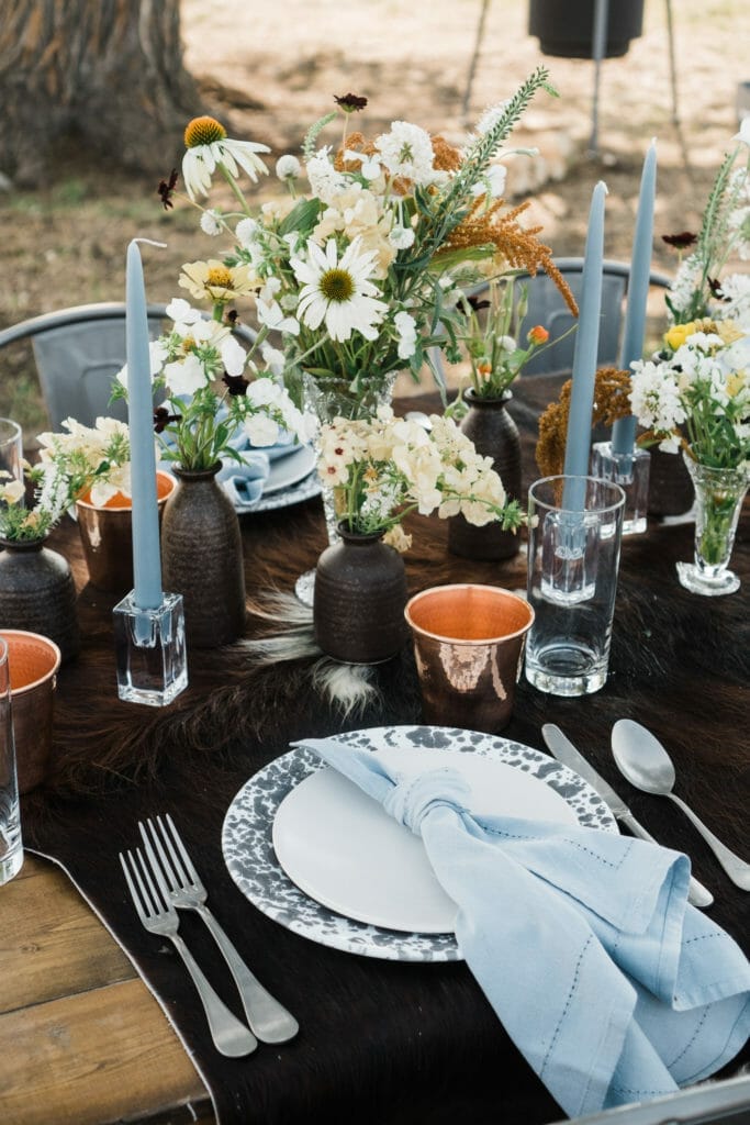 A Western Wedding Table We Love - Montana Party Rentals